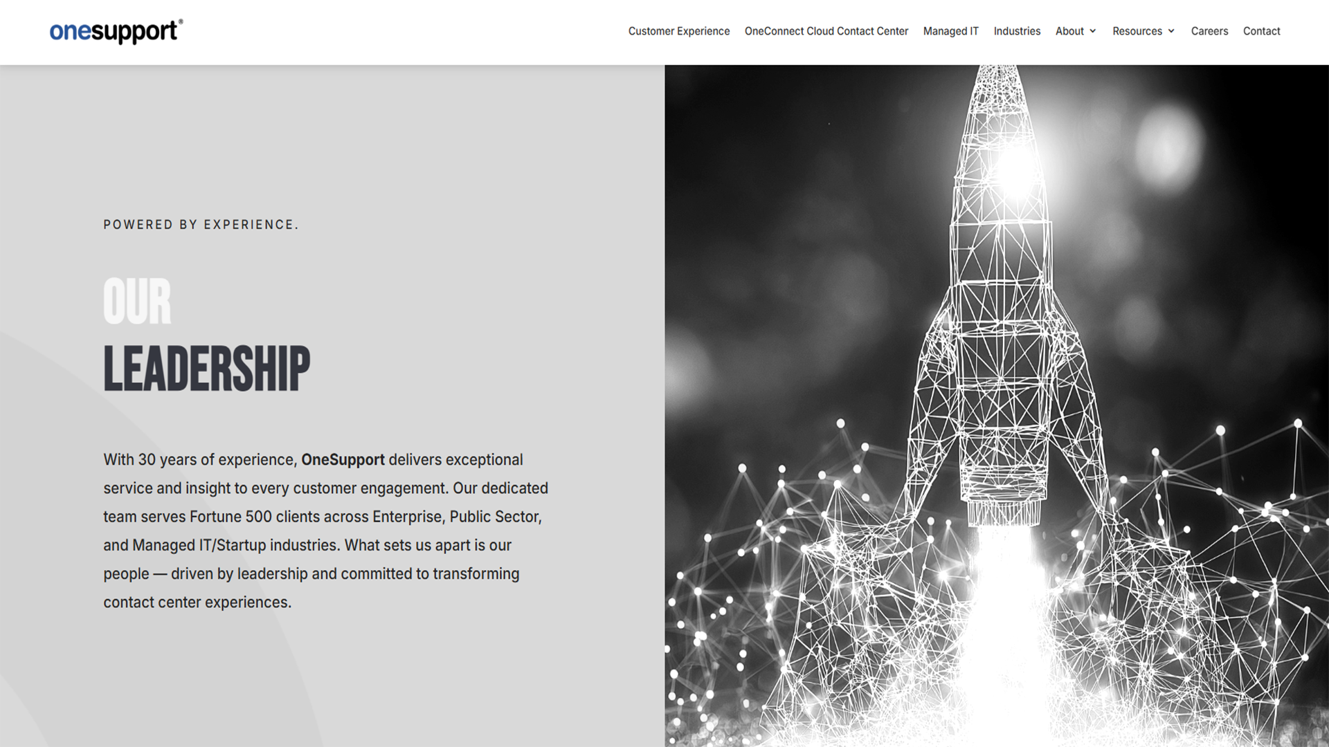 OneSupport | CX, IT & Cloud That Work Together - Our Leadership - OneSupport, Inc.